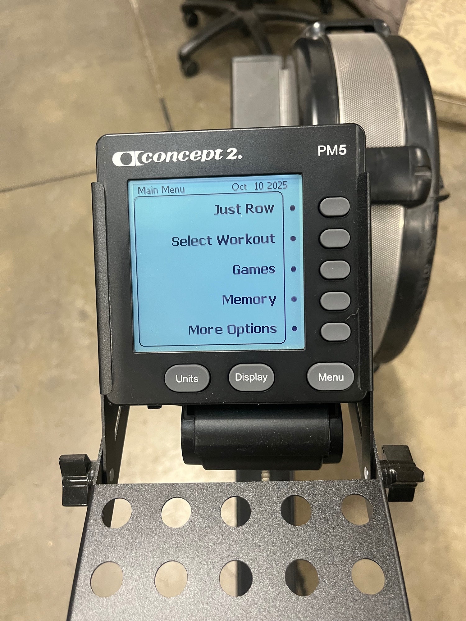 Concept 2 PM5 Rowing Machine in Great Condition