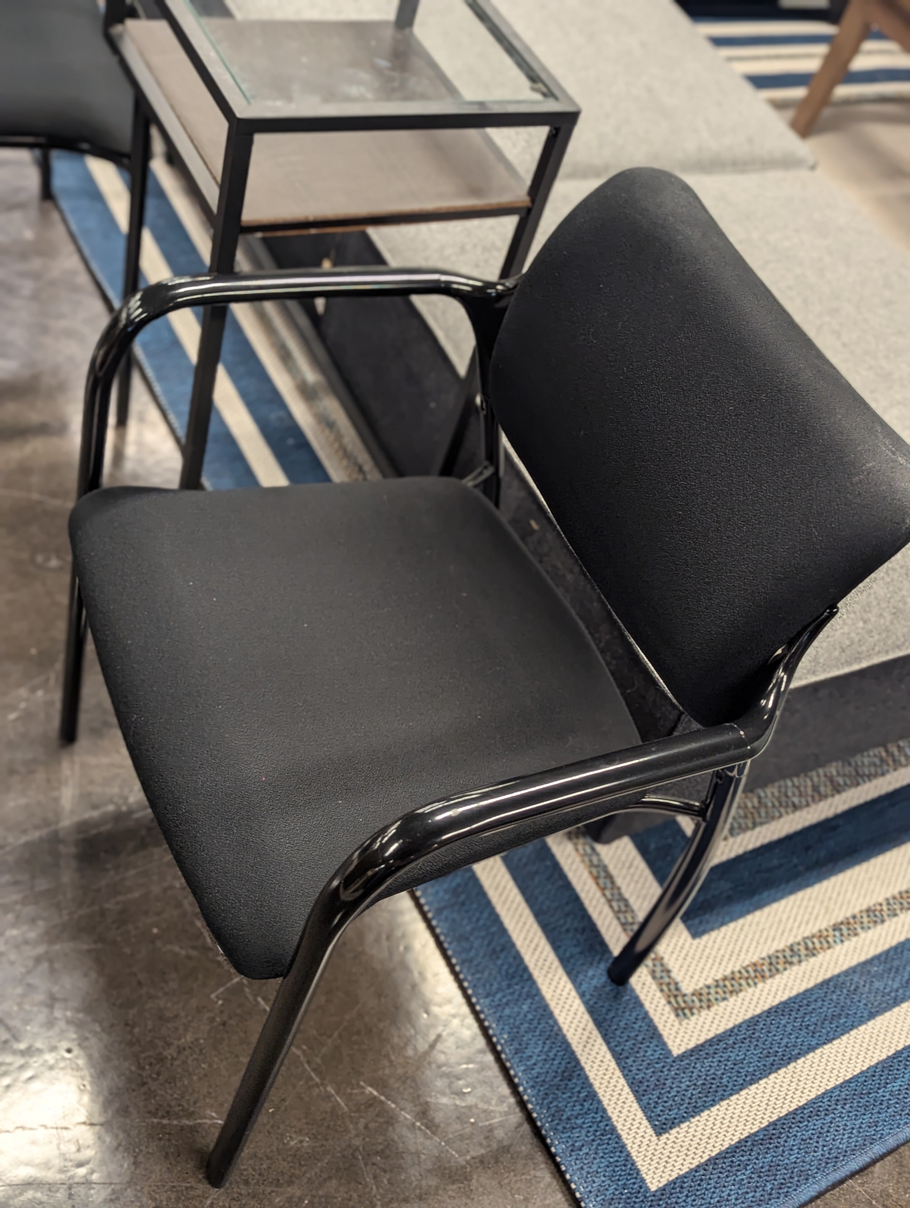 Herman Miller Black Stacking Chairs – GONE STORES