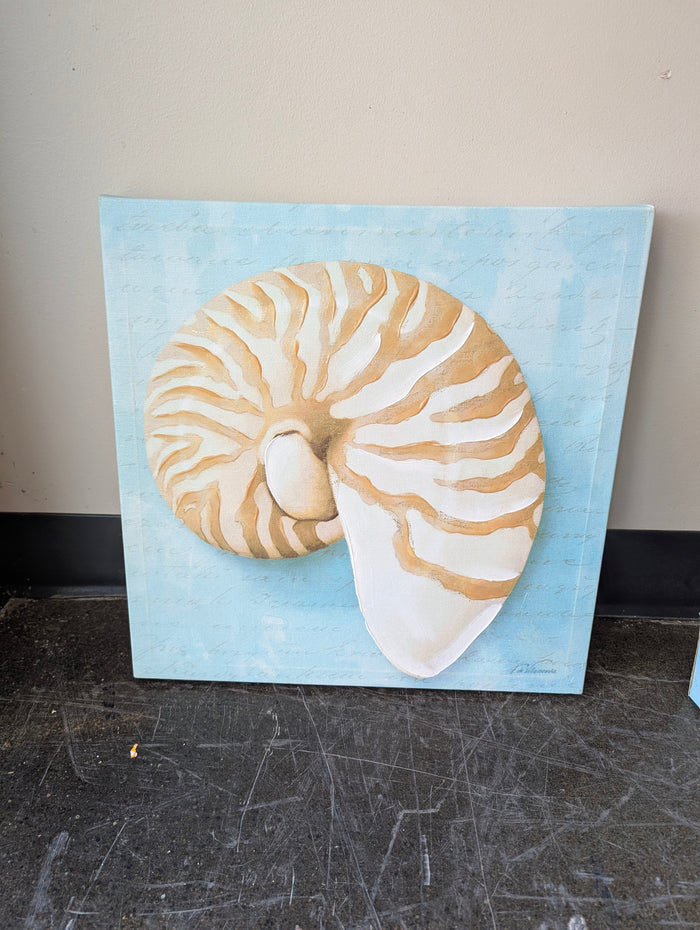 Nautilus Shell Canvas Wall Art