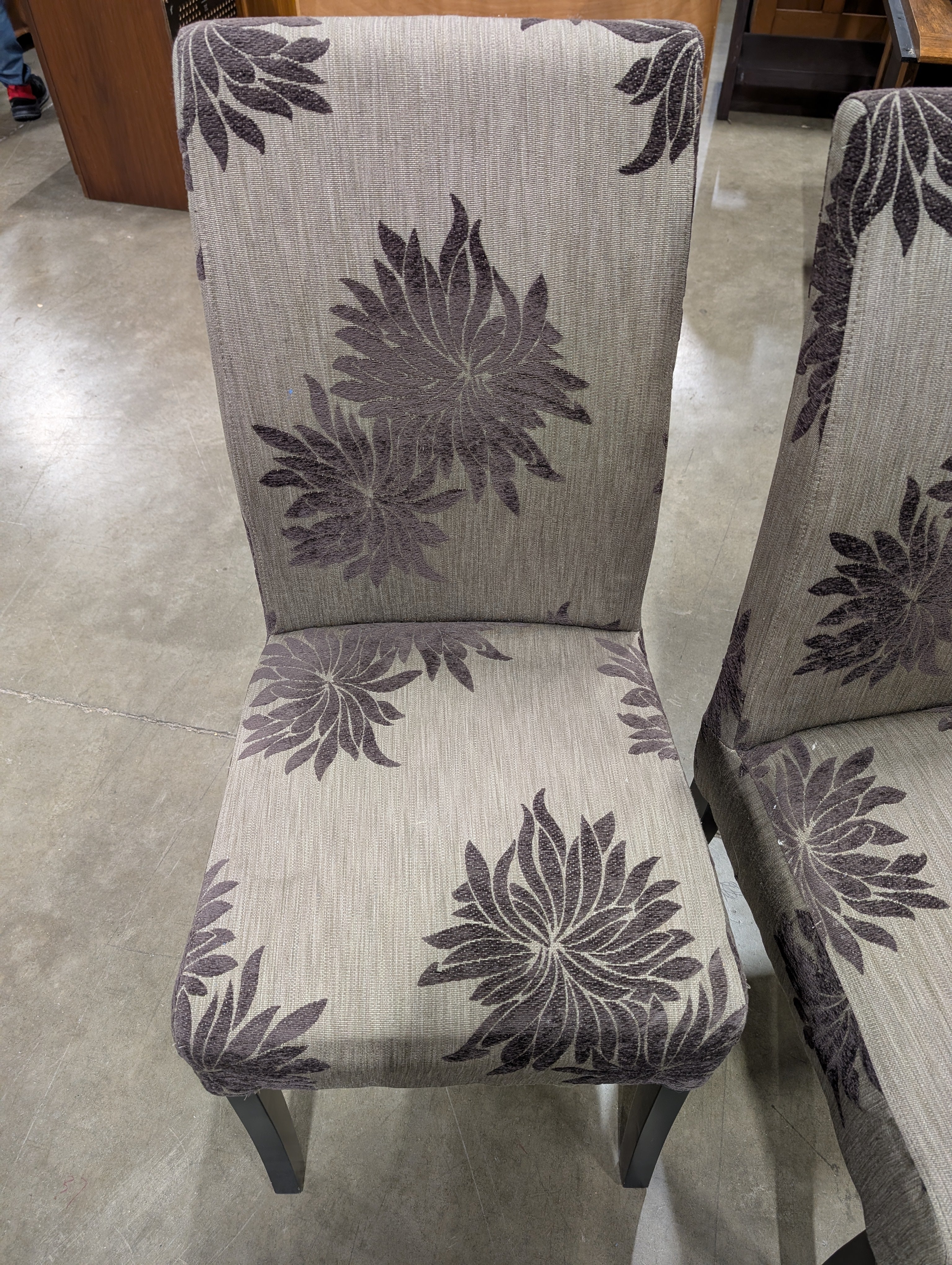 Set of Six Upholstered Dining Chairs